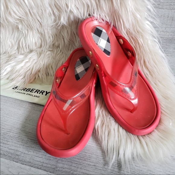 Burberry | Shoes | Burberry Jelly Sandals | Poshmark